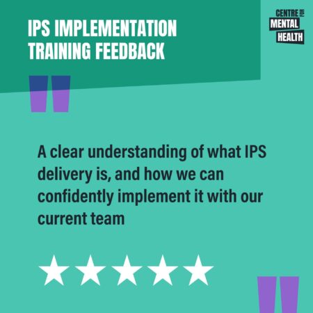 IPS training for Connect to Work programmes - Centre for Mental Health
